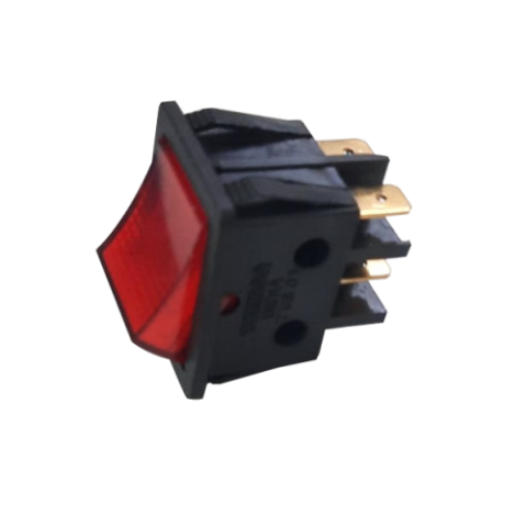 Panel Mount 4 pin Rocker Lighted switch - ProjecXive India